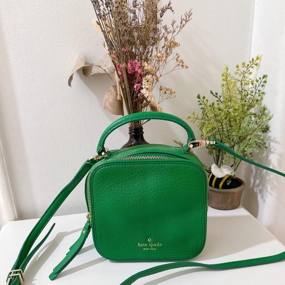 kate spade | Bags | Kate Spade New York Small Green Crossbaghandbag ...